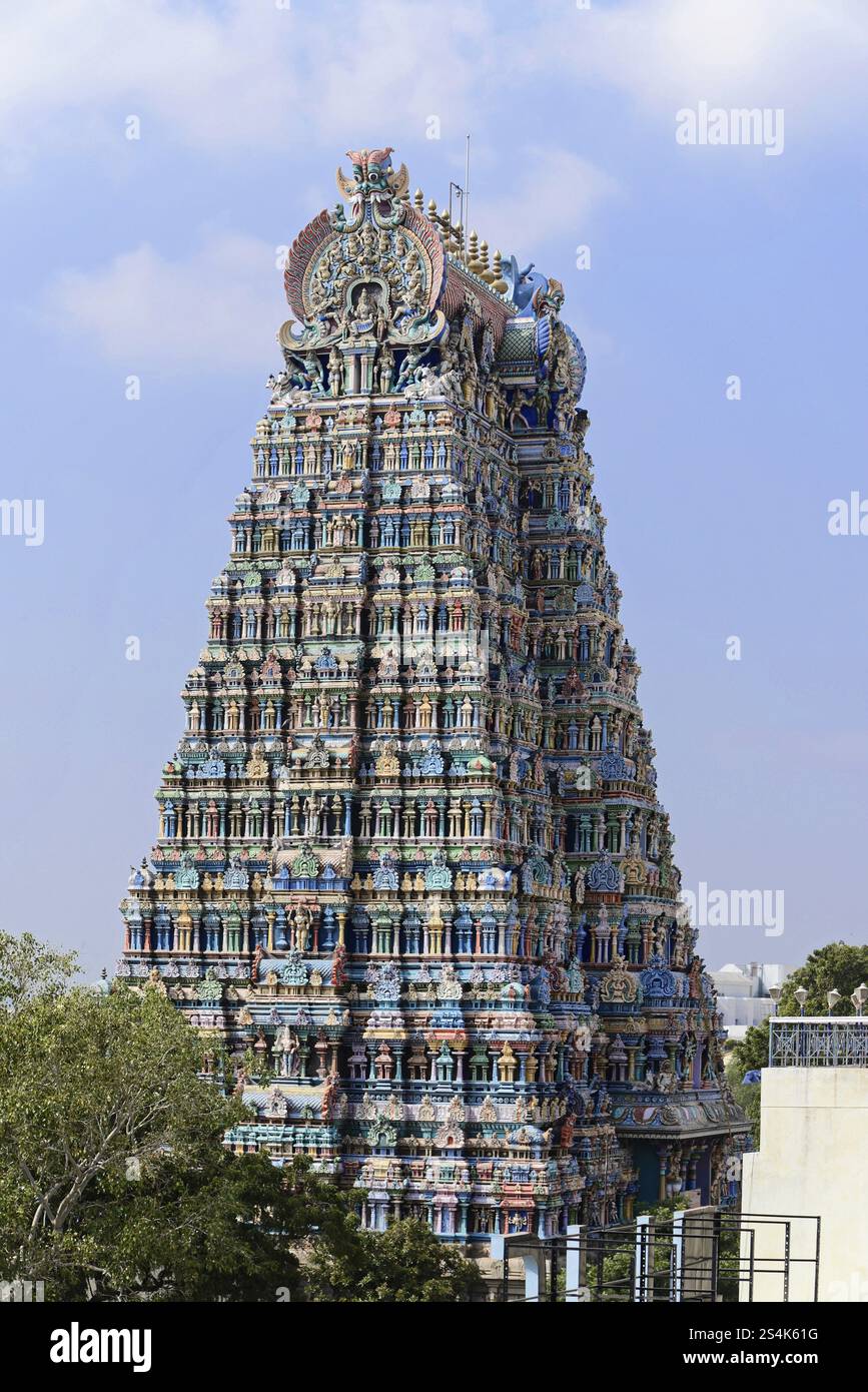Minakshi Temple, Madurai, Tamil Nadu, South India, India, Asia ...