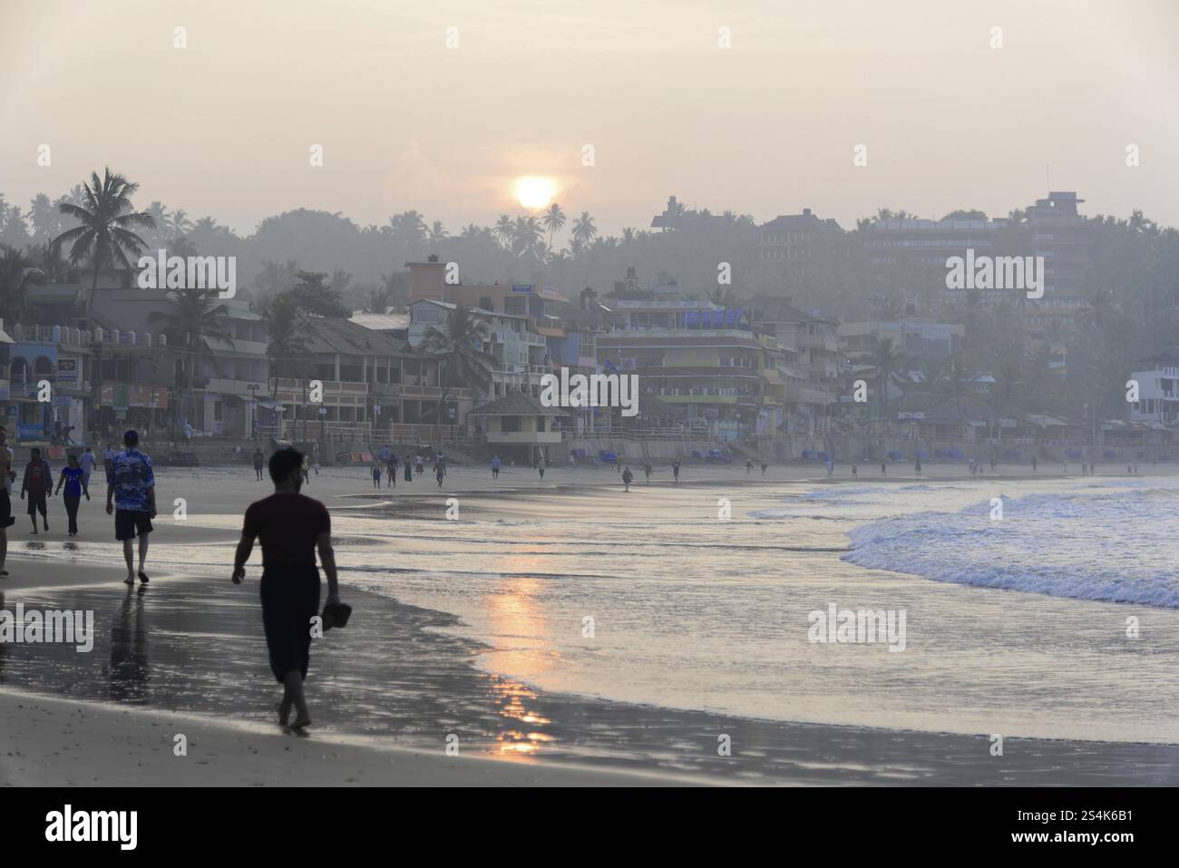 Kovalam beach, Malabar coast, Malabar, Kerala, South India, India, Asia ...