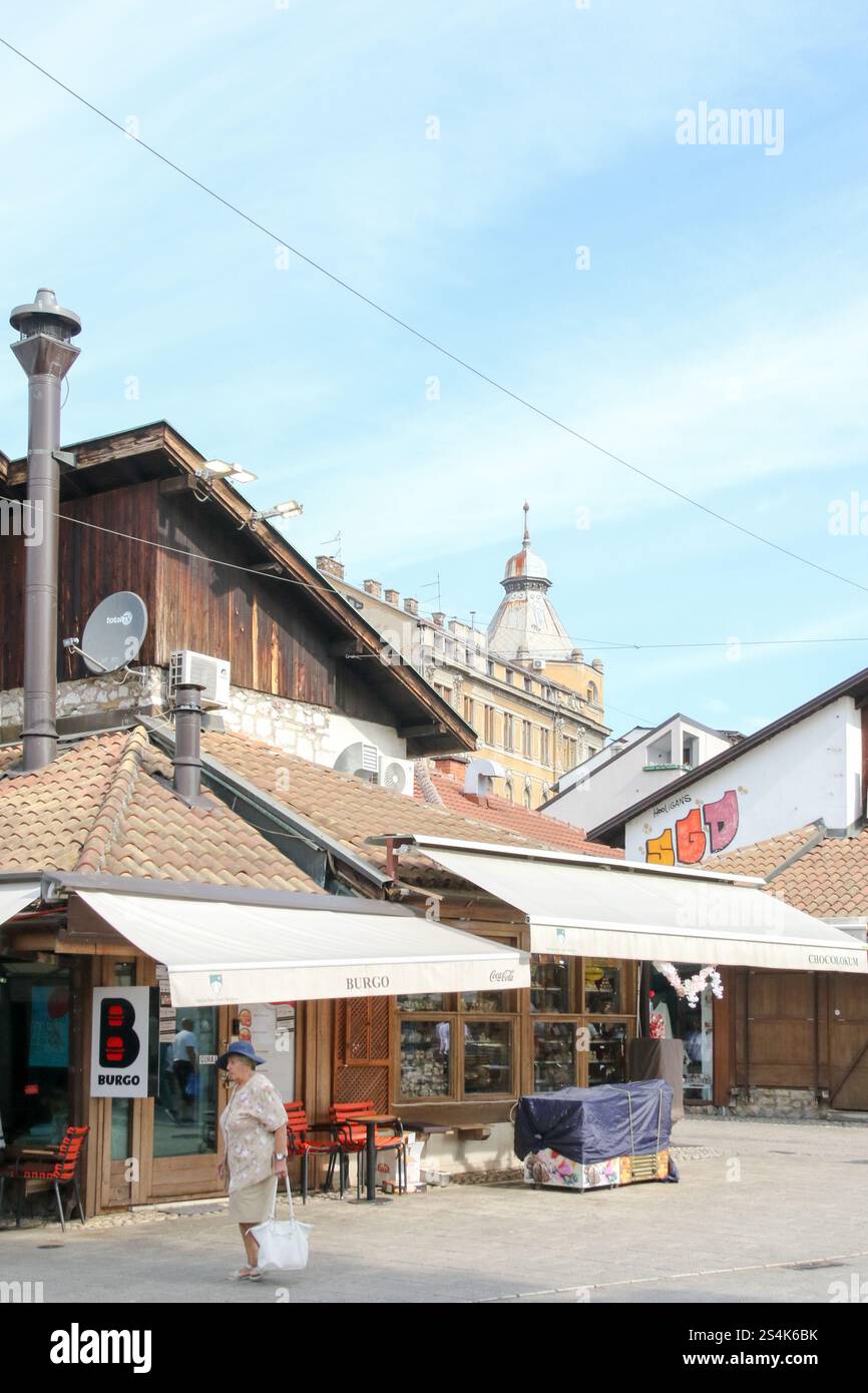 Bascarsija old bazaar, Sarajevo, Bosnia Stock Photo - Alamy