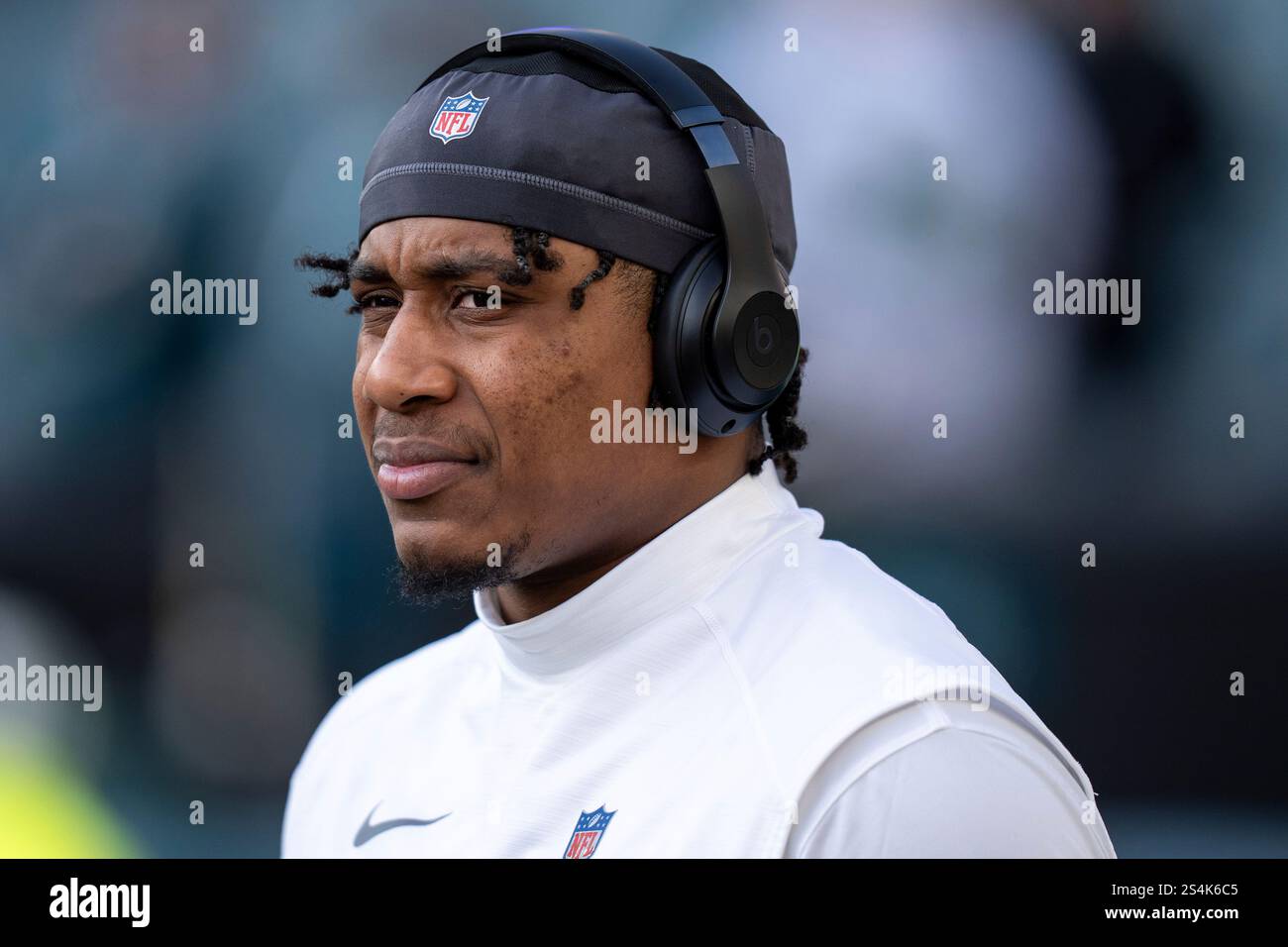 Green Bay Packers defensive lineman Karl Brooks (94) looks on before an ...