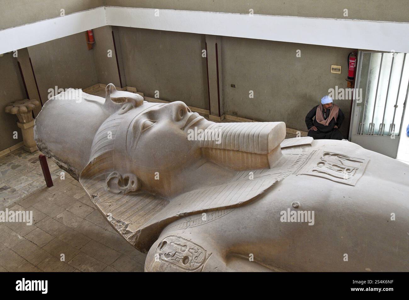 The statue of Ramses II in Memphis, near Cairo. Egypt, Austria, Europe ...