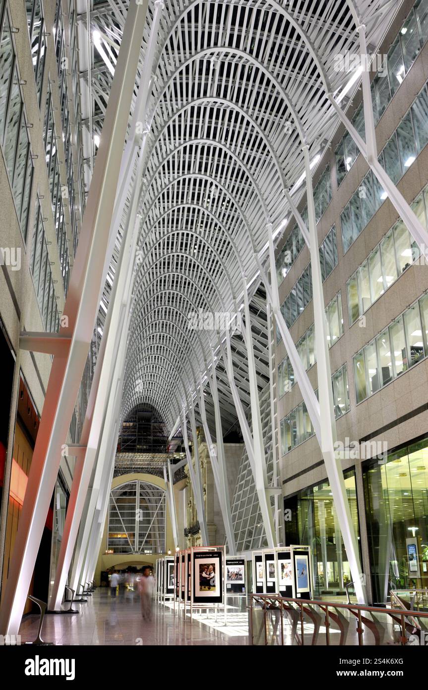 Vaulted ceiling of Allen Lambert Galleria Designed by Spanish architect ...