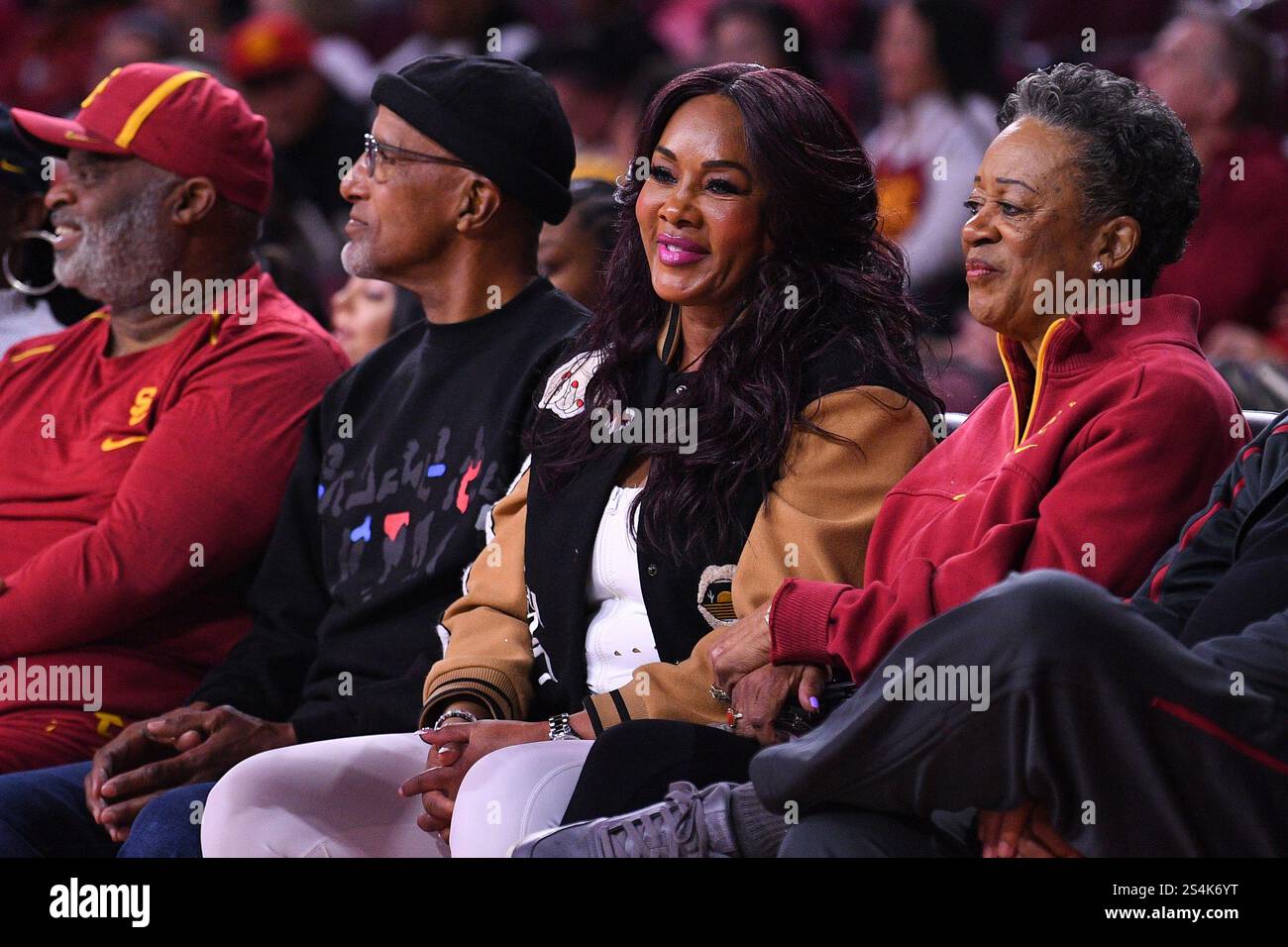 LOS ANGELES, CA - JANUARY 12: Actress Vivica A. Fox looks on during the ...