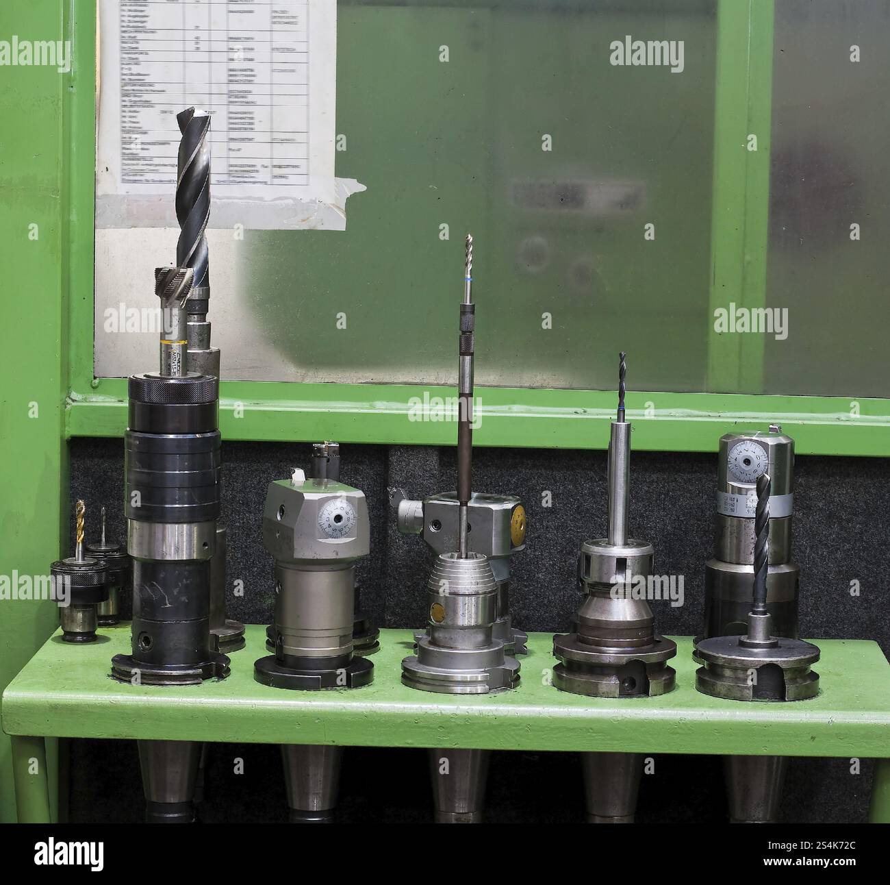 Milling heads of a CNC milling machine in the metal industry, Austria ...
