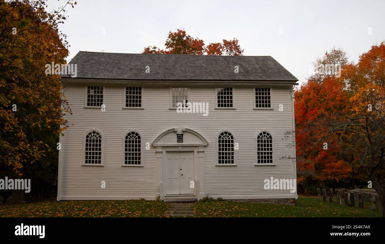 Historic Wickford, RI. Oct. 30, 2024. Fall and Halloween scenes while ...