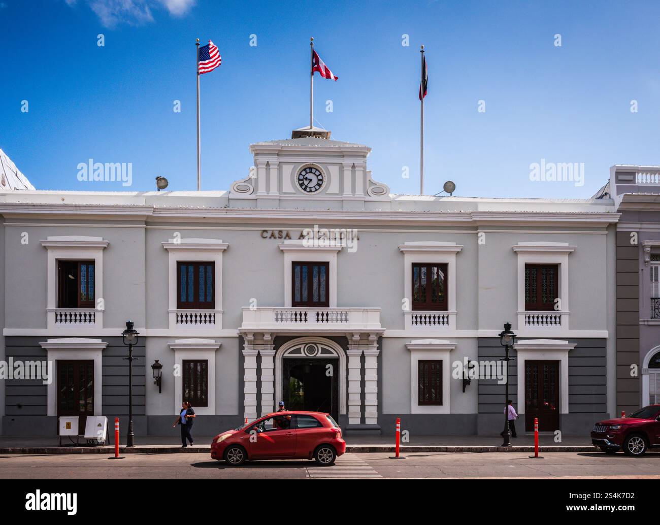 Ponce, Puerto Rico - March 5, 2018: The Ponce City Hall (Casa Alcadia ...