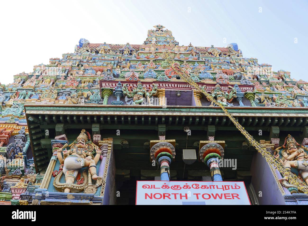 Detail, Minakshi Temple, Madurai, Tamil Nadu, South India, India, Asia ...