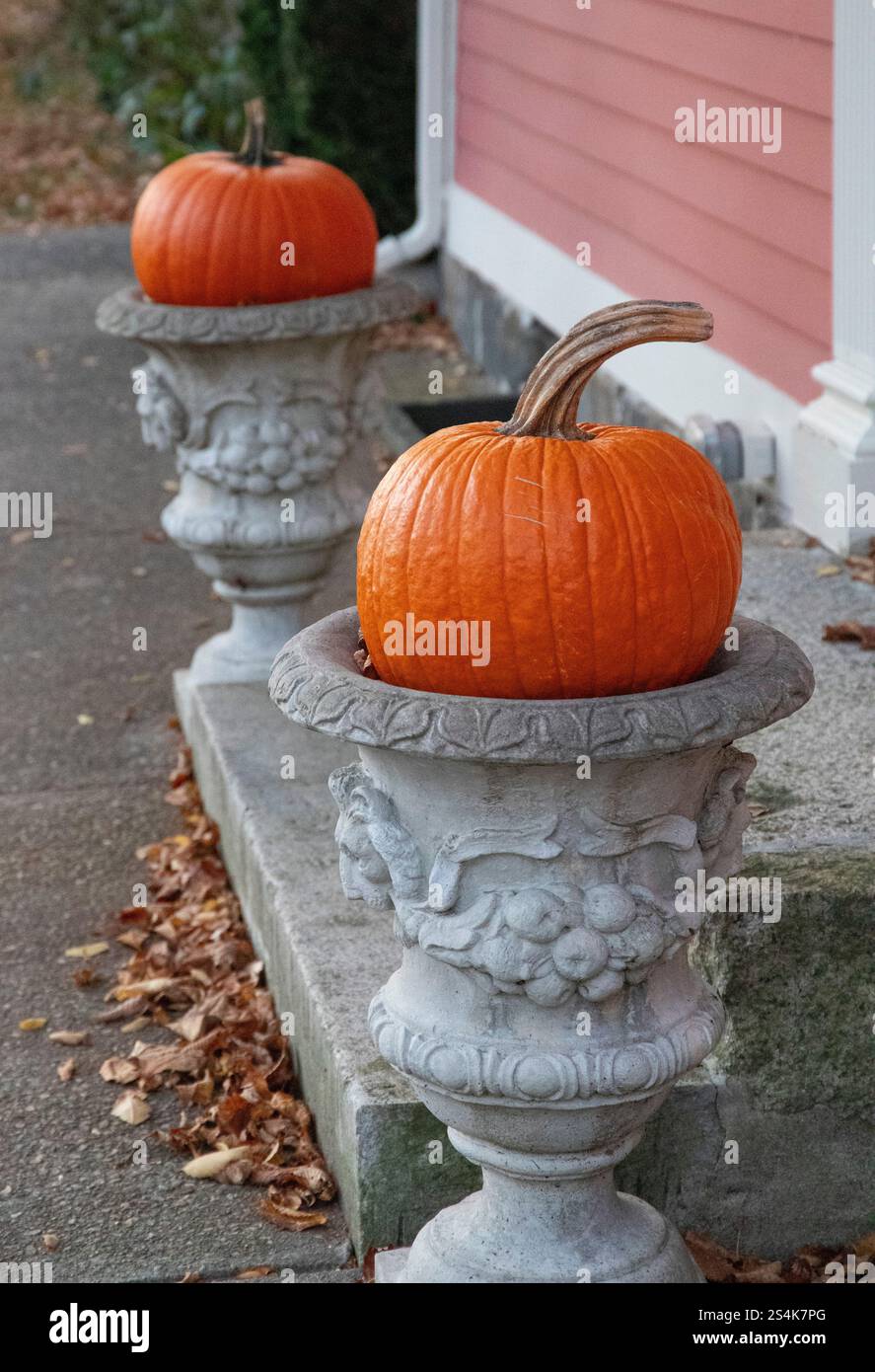 Historic Wickford, RI. Oct. 30, 2024. Fall and Halloween scenes while ...