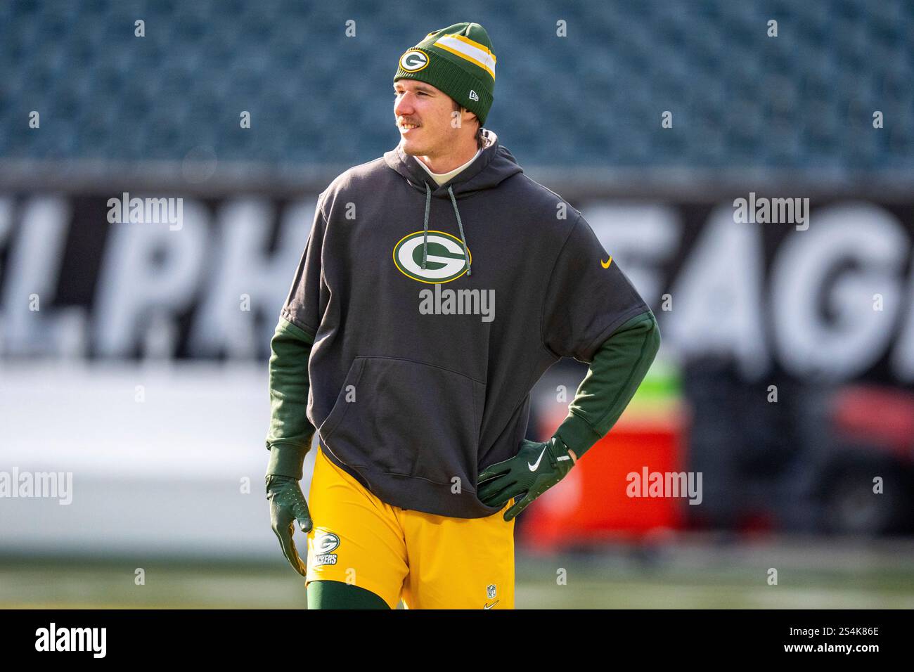 Green Bay Packers tight end Luke Musgrave (88) in action before an NFL ...