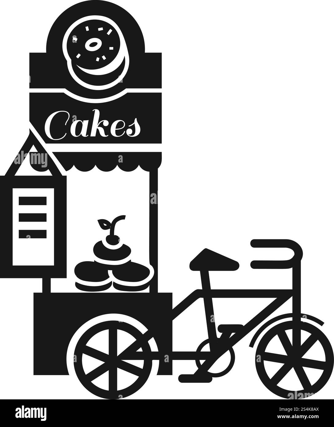Cake stand icon Black and White Stock Photos & Images - Alamy