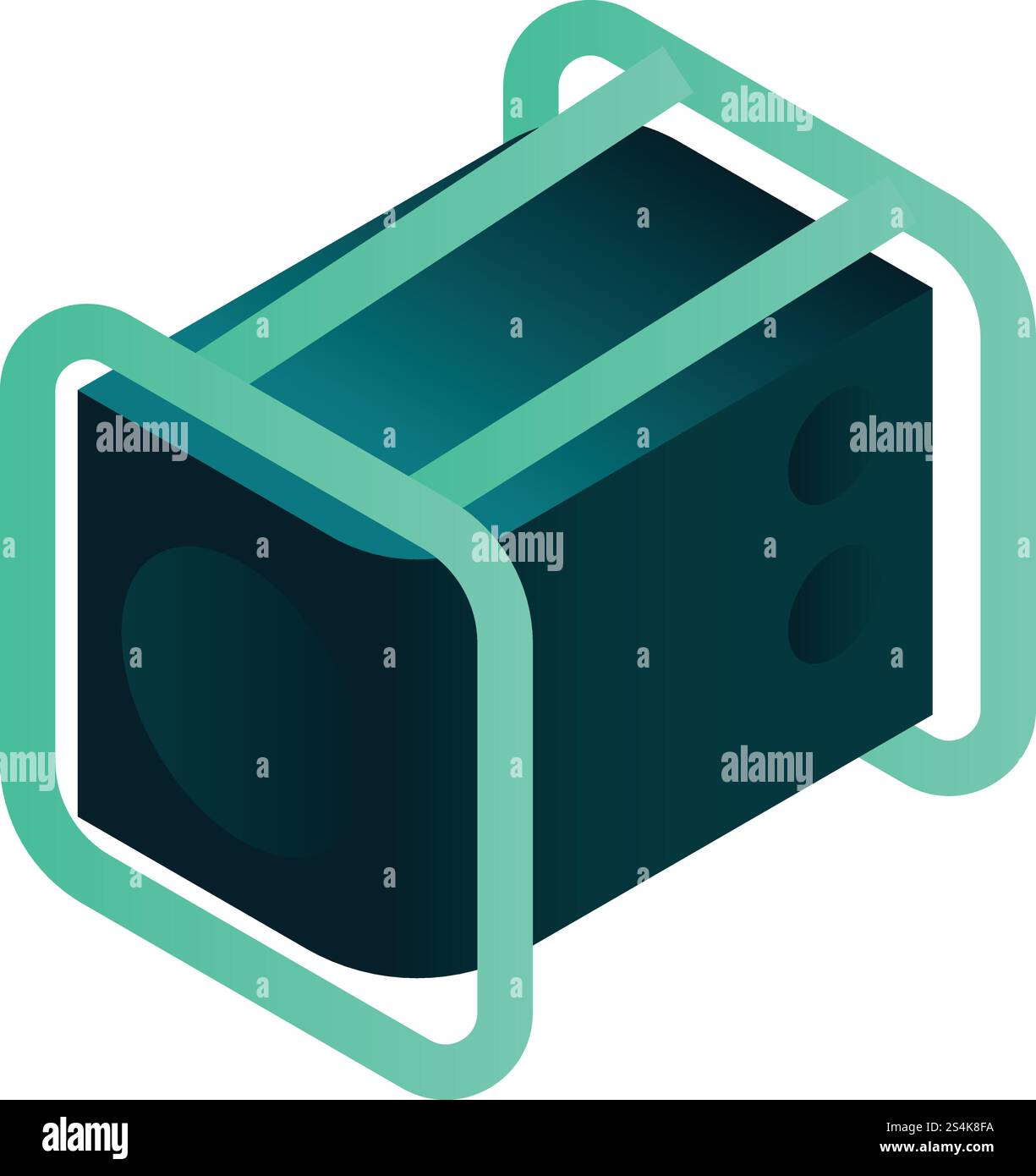 Power generator icon. Isometric of power generator vector icon for web ...