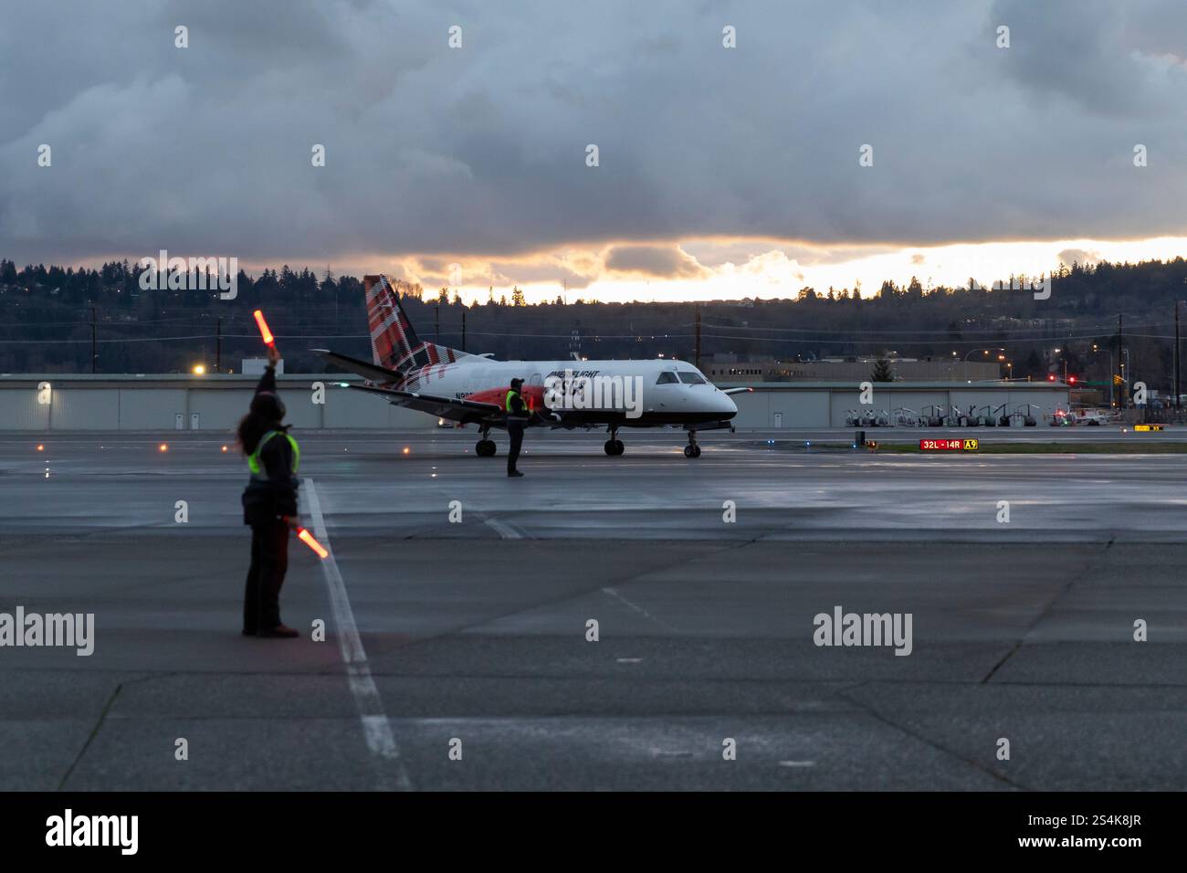 Seattle, Washington, USA. 12th January, 2025. An emergency rescue ...