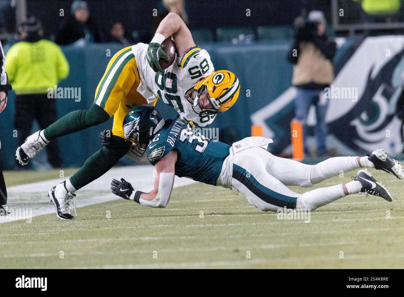 Philadelphia, United States. 12th Jan, 2025. Green Bay Packers tight ...