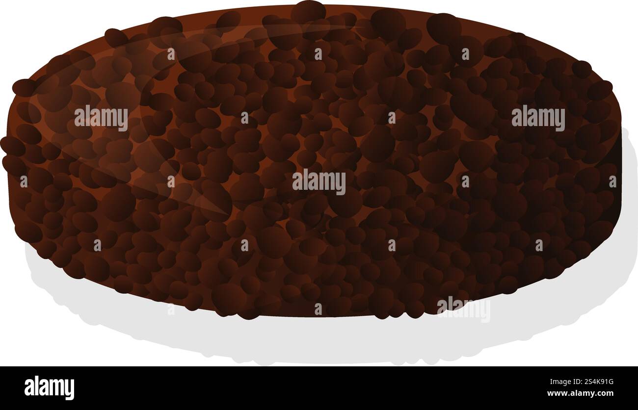 Burger meat slice icon. Cartoon of burger meat slice vector icon for ...