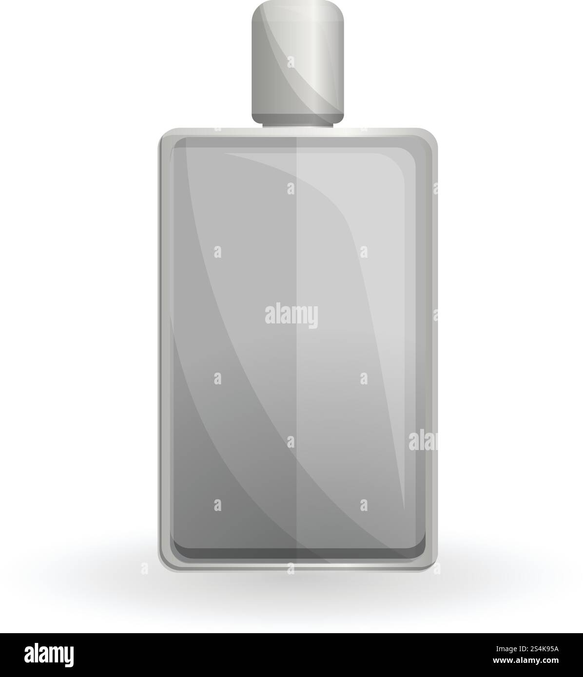 Grey fragrance bottle icon. Cartoon of grey fragrance bottle vector ...
