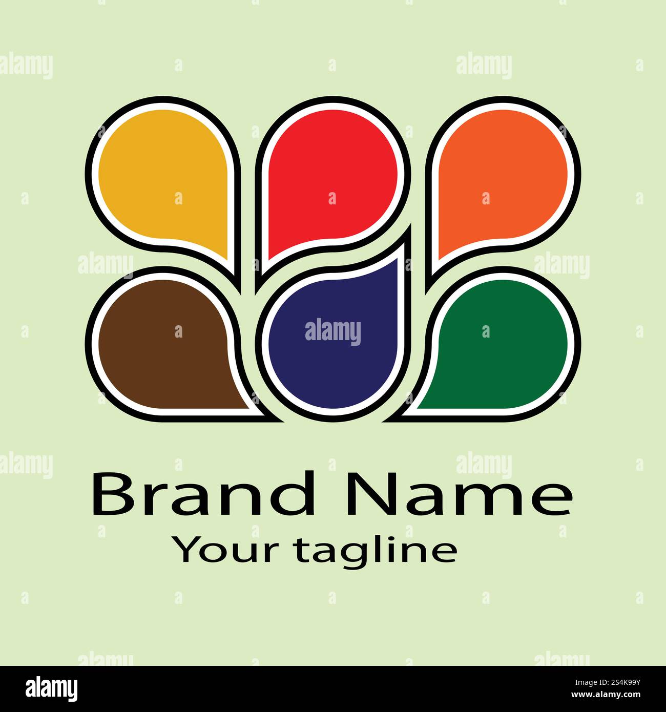 Latest Advanced logo design for business company Stock Vector Image ...