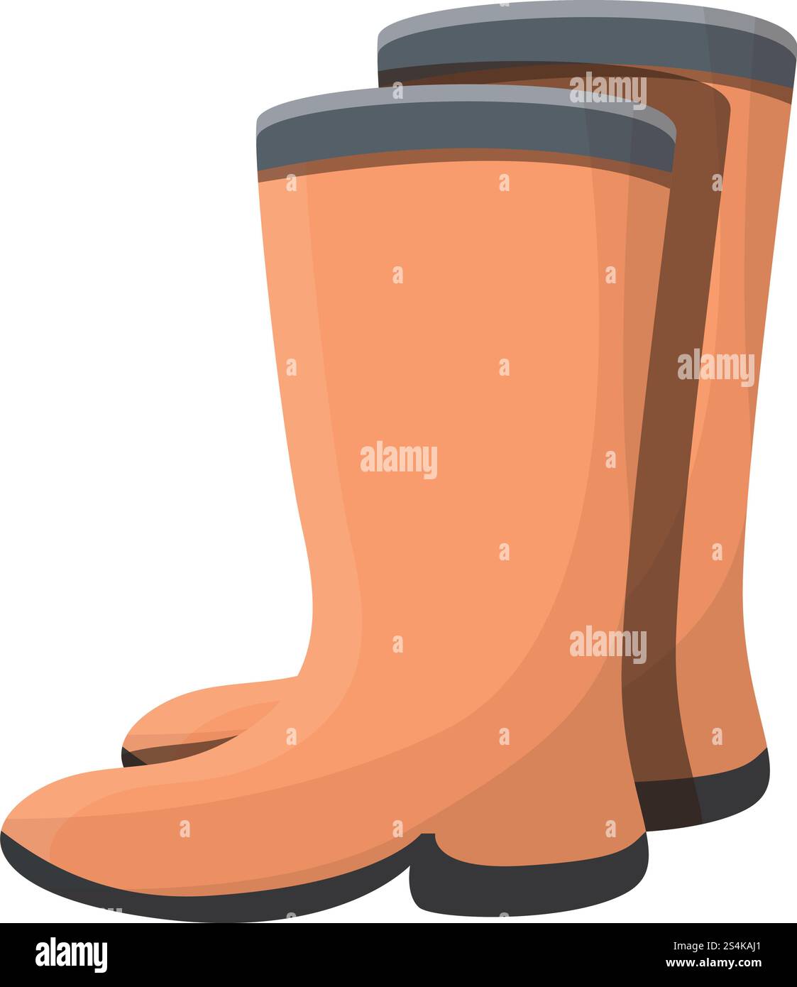 Rubber boots icon. Cartoon of rubber boots vector icon for web design ...