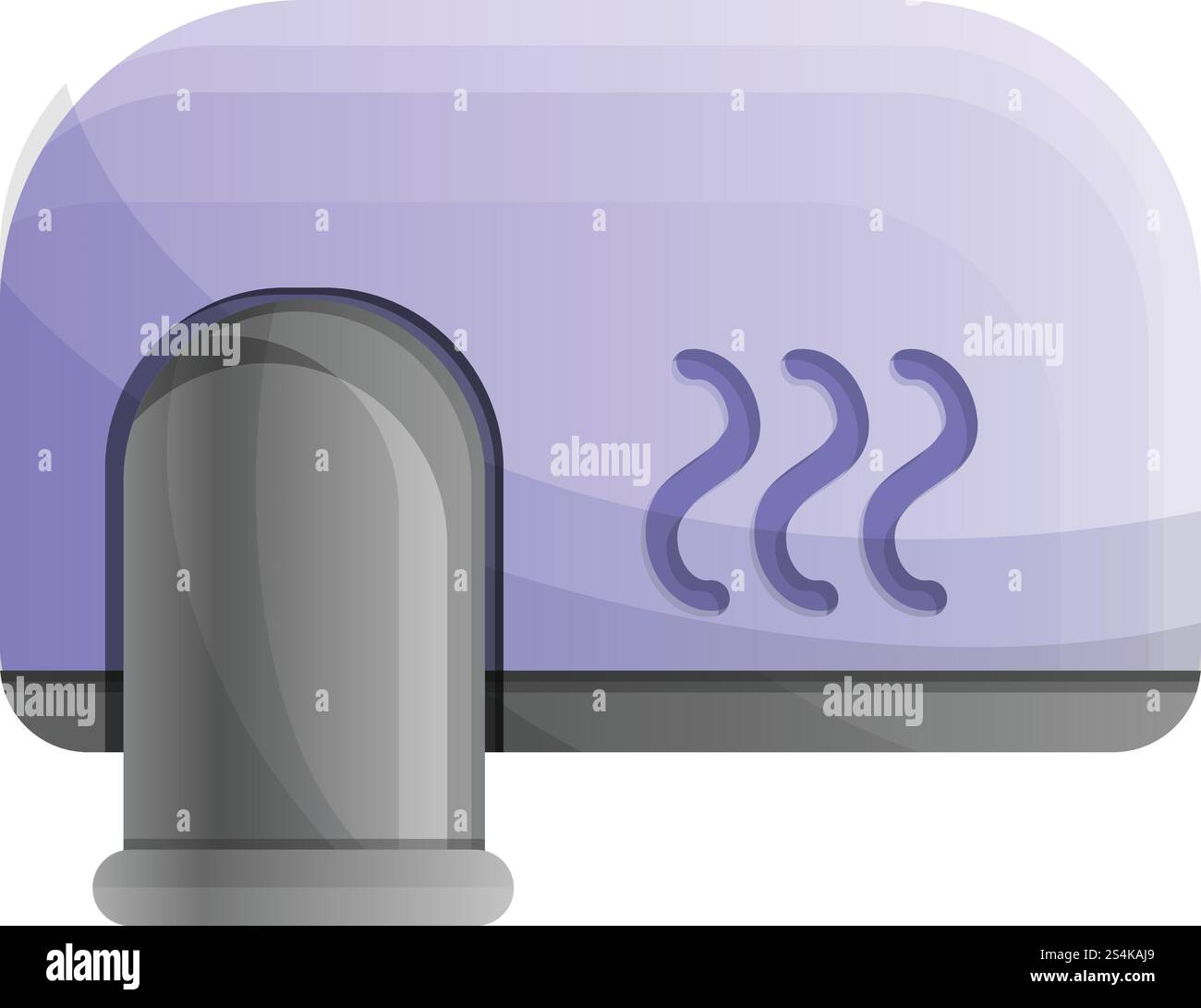 Wall hand dryer icon. Cartoon of wall hand dryer vector icon for web ...