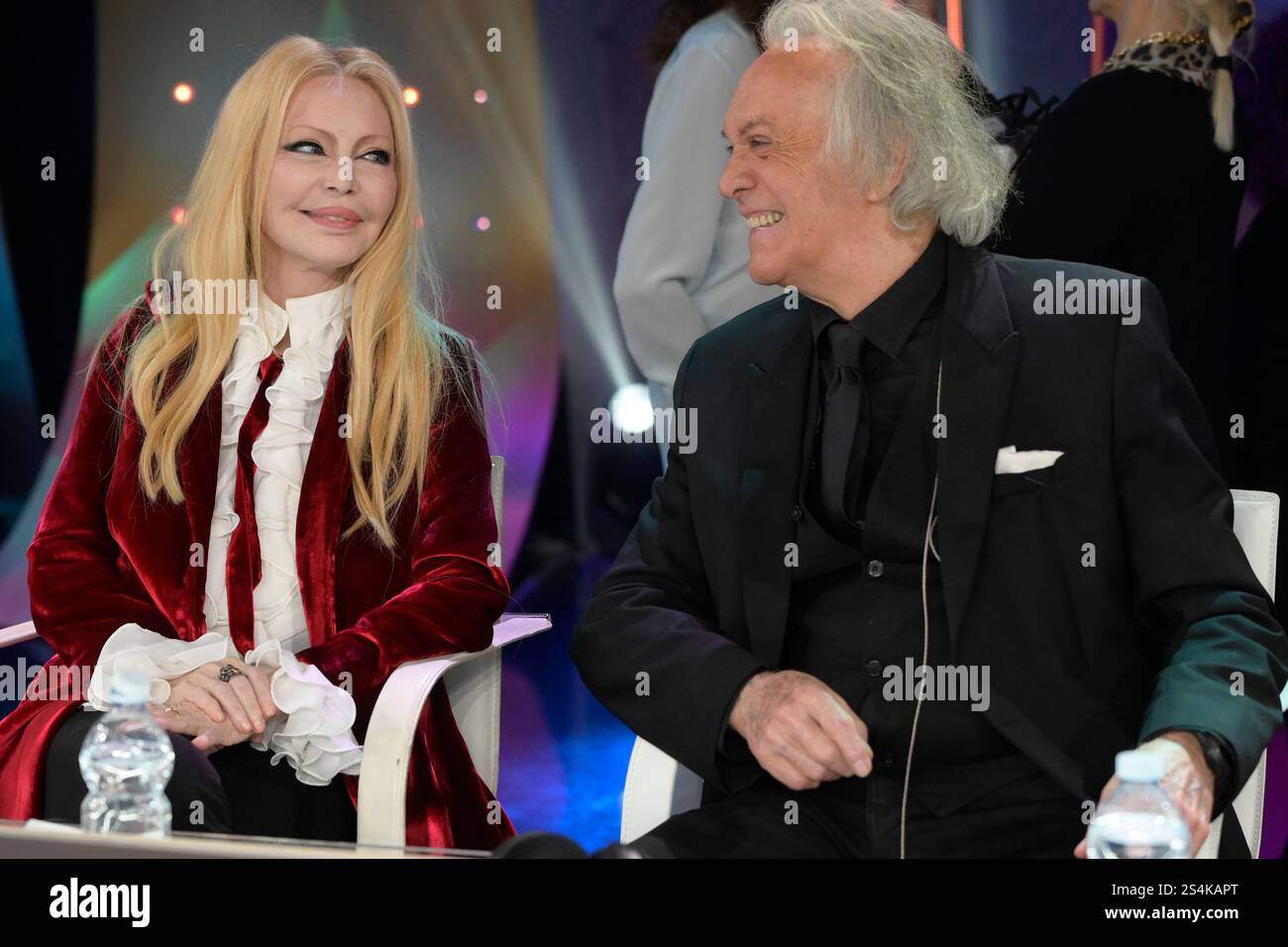 Rome, Italy. 11th Jan, 2025. Patty Pravo (l) and Riccardo Fogli (r ...