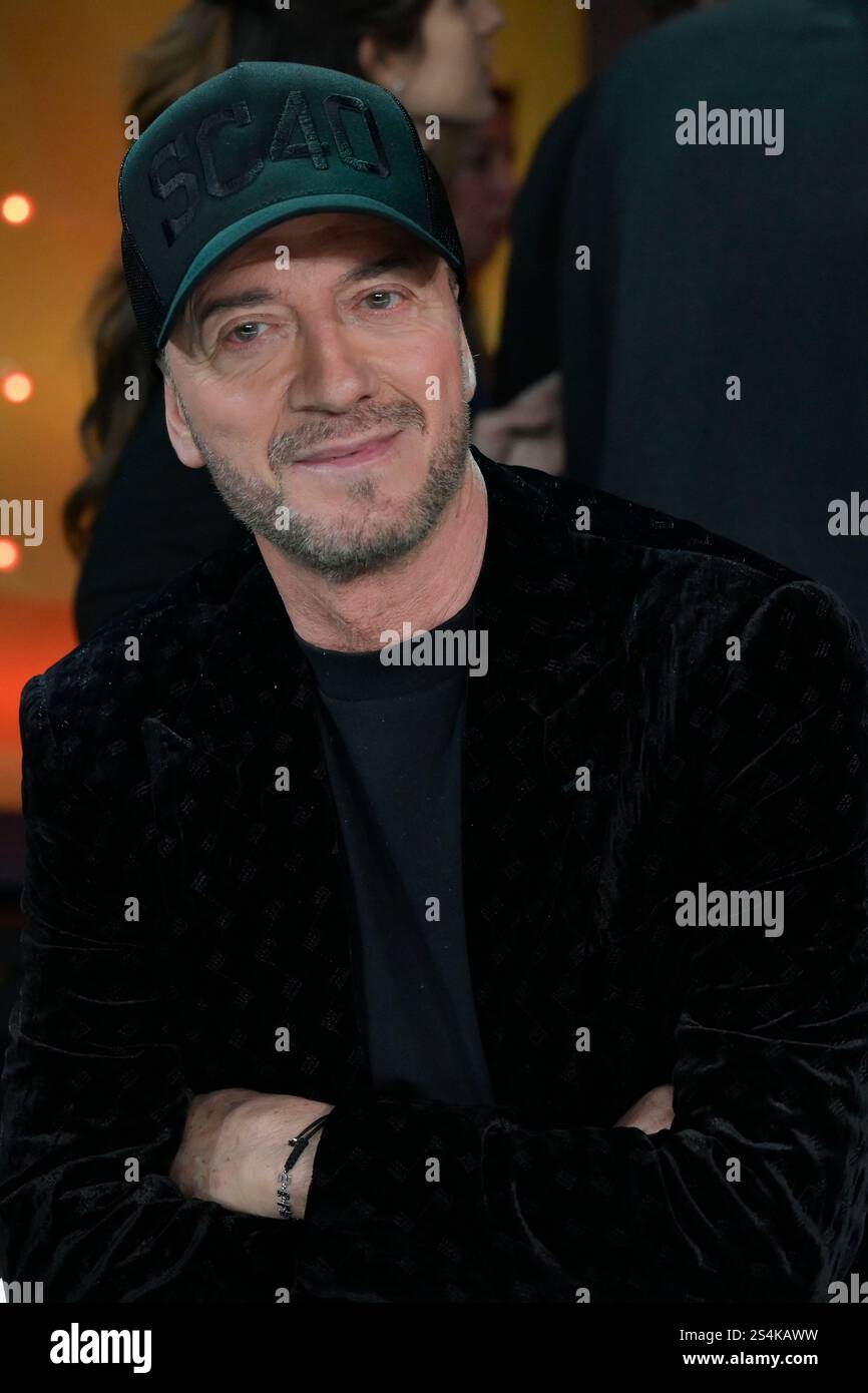 Raffaele Riefoli, well known as Raf attends the first episode of Rai tv ...