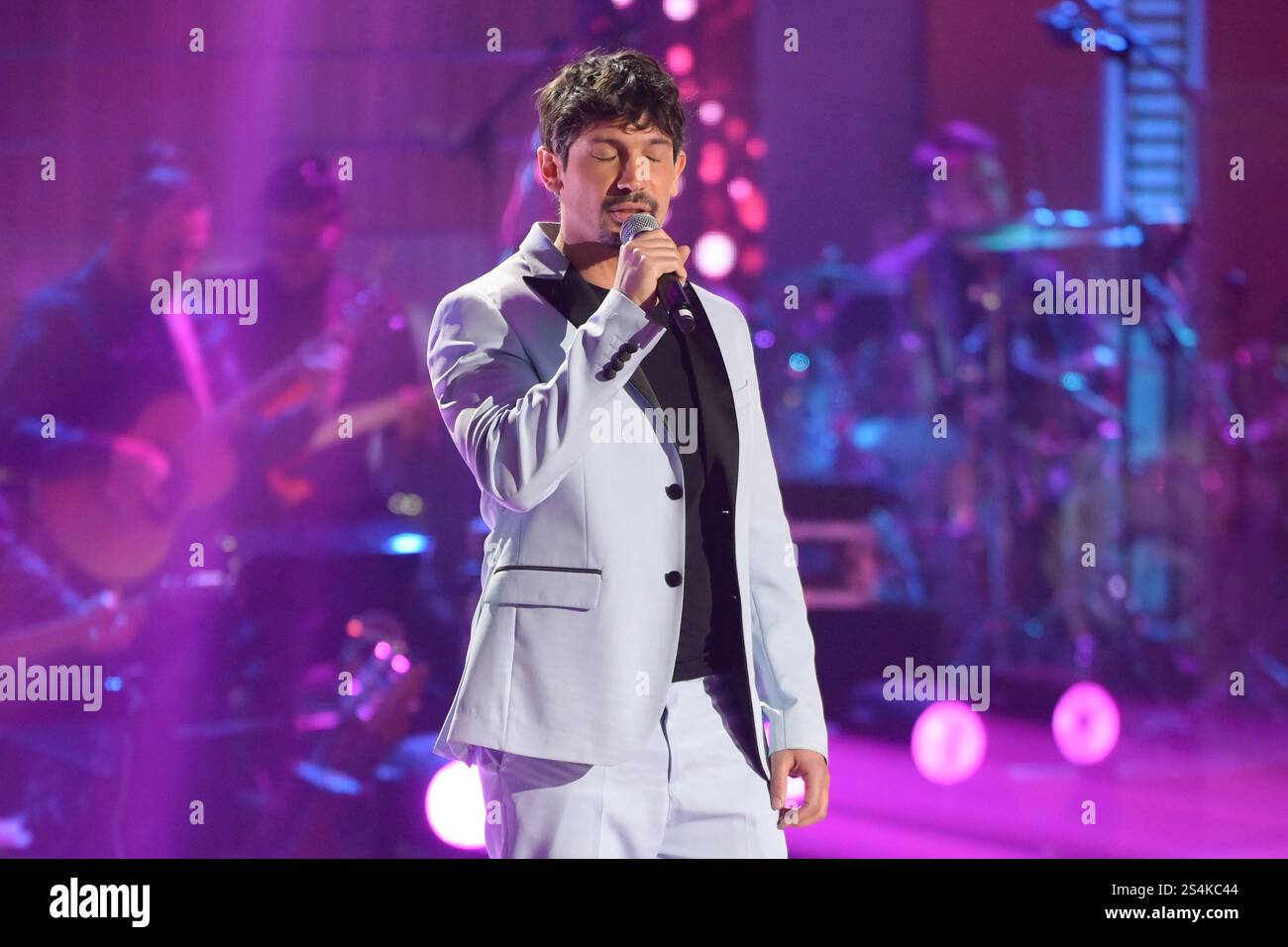 Rome, Italy. 11th Jan, 2025. Pierdavide Carone performs during the ...