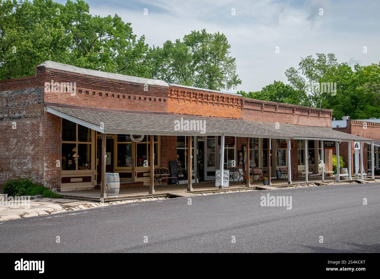 Arrow Rock, Missouri. The entire Arrow Rock village is a National ...