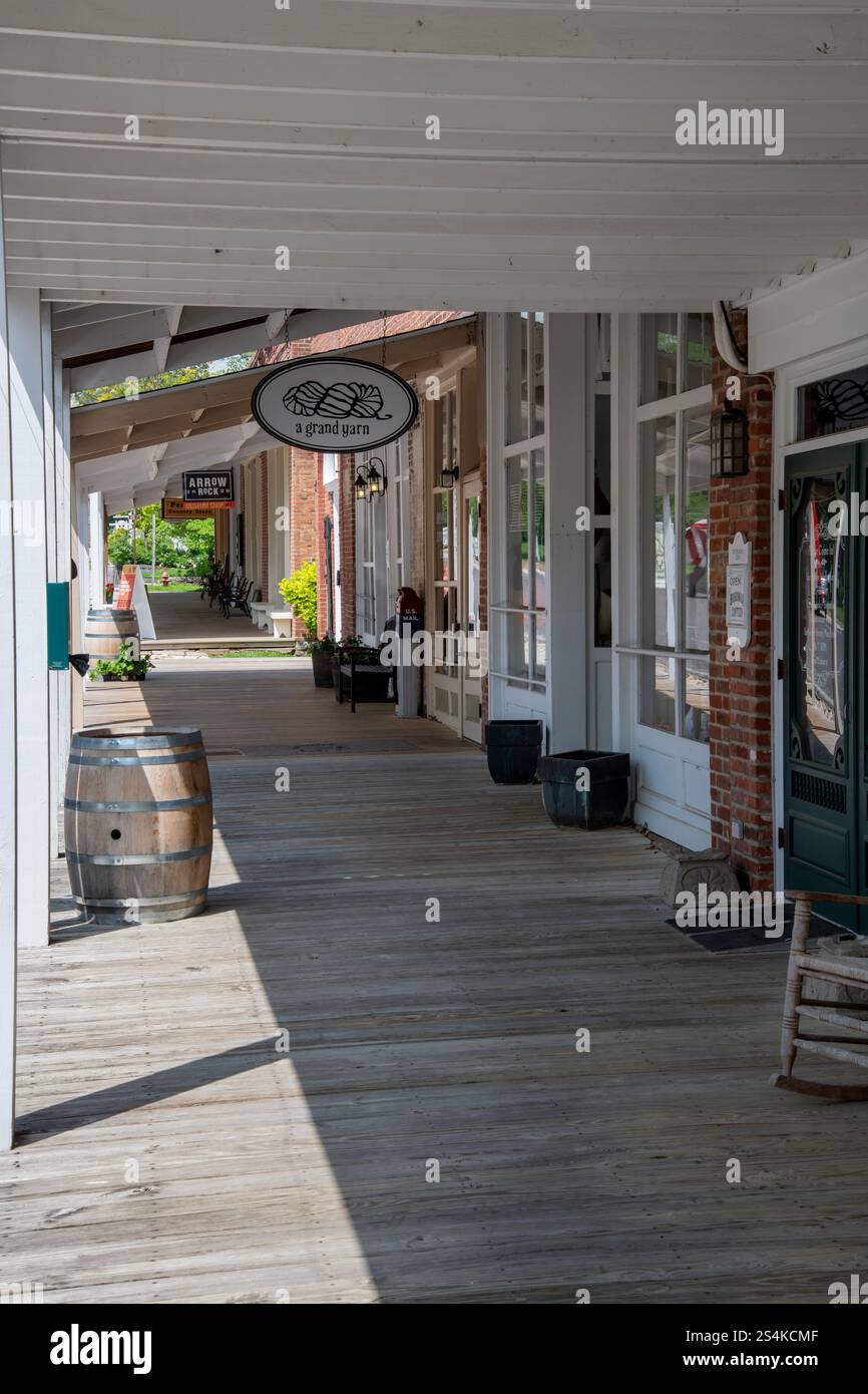 Arrow Rock, Missouri. The entire Arrow Rock village is a National ...