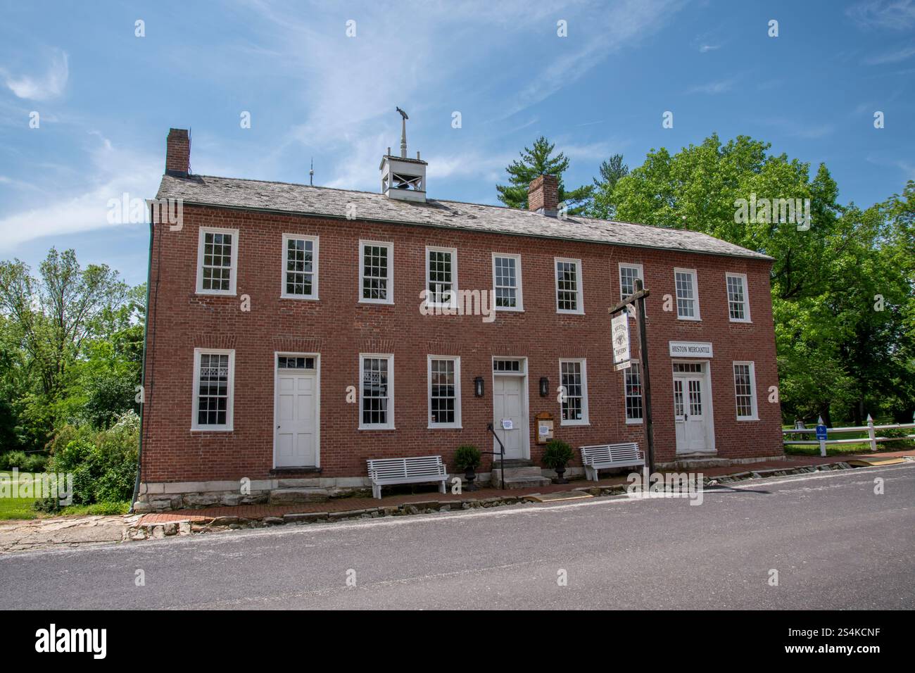 Arrow Rock, Missouri. The entire Arrow Rock village is a National ...