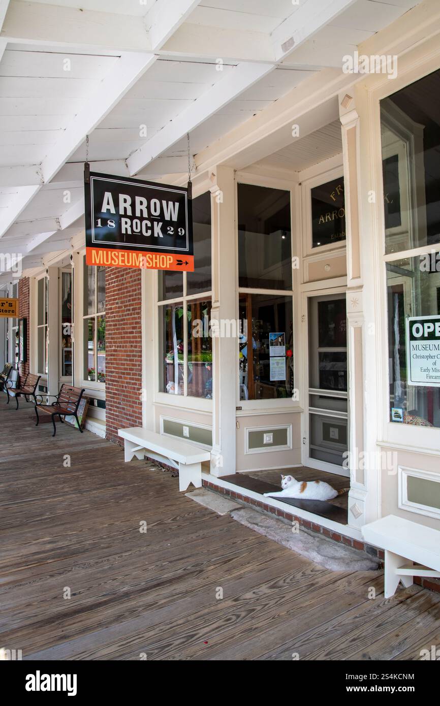 Arrow Rock, Missouri. The entire Arrow Rock village is a National ...
