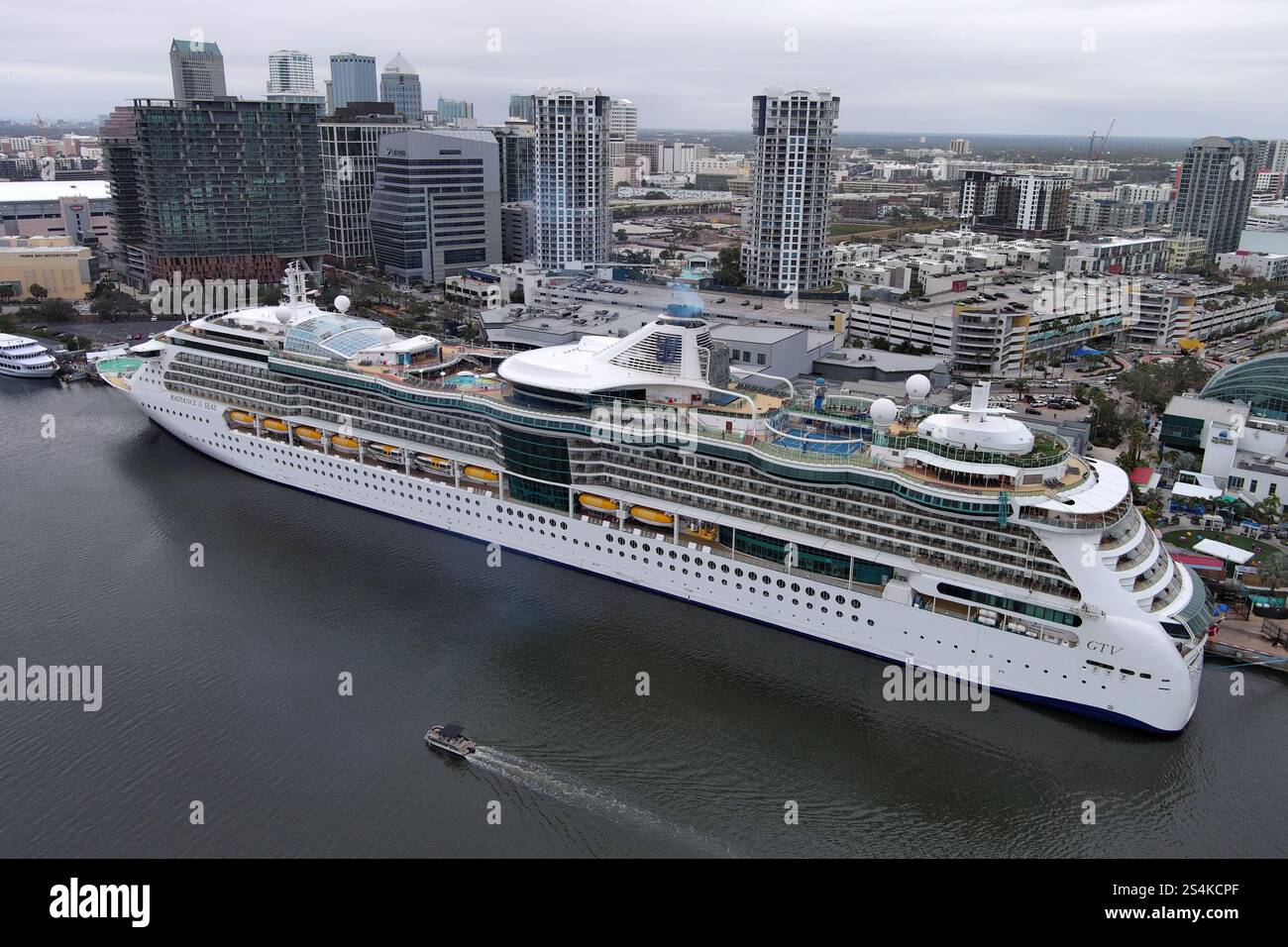 Tampa, United States. 11th Jan, 2025. The GTS Radiance of the Seas ...