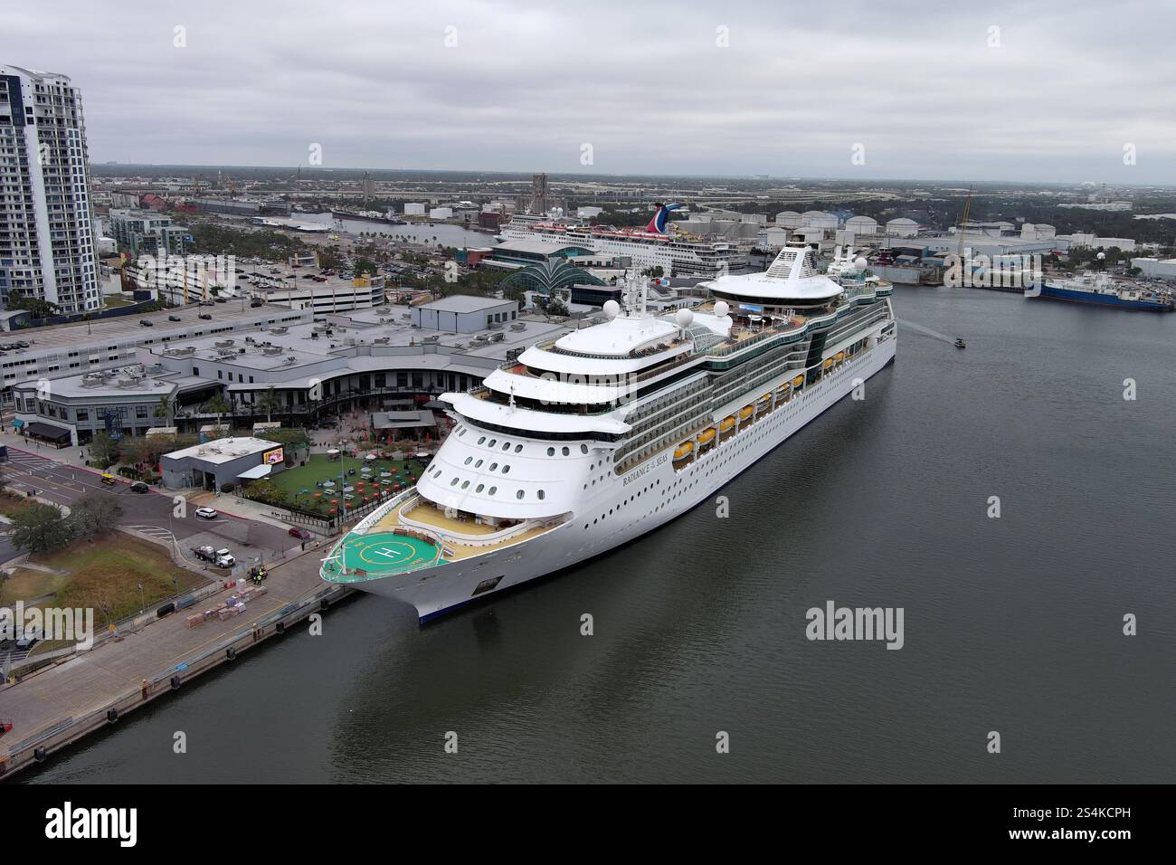 Tampa, United States. 11th Jan, 2025. The GTS Radiance of the Seas ...