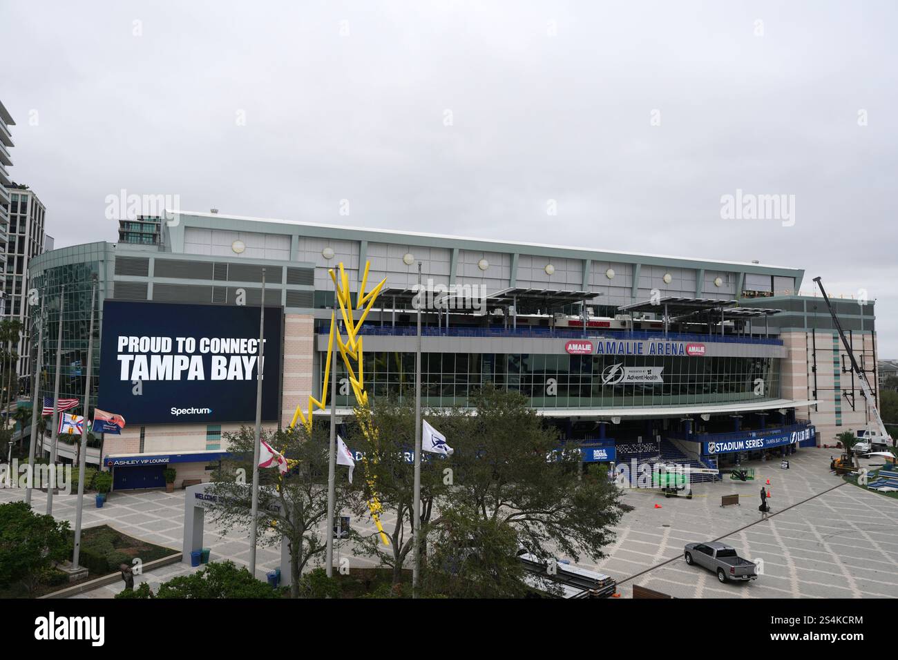 Tampa, United States. 11th Jan, 2025. A general overall view of the ...