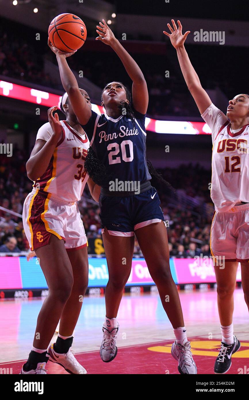 LOS ANGELES, CA - JANUARY 12: Penn State Nitty Lions guard Talayah ...