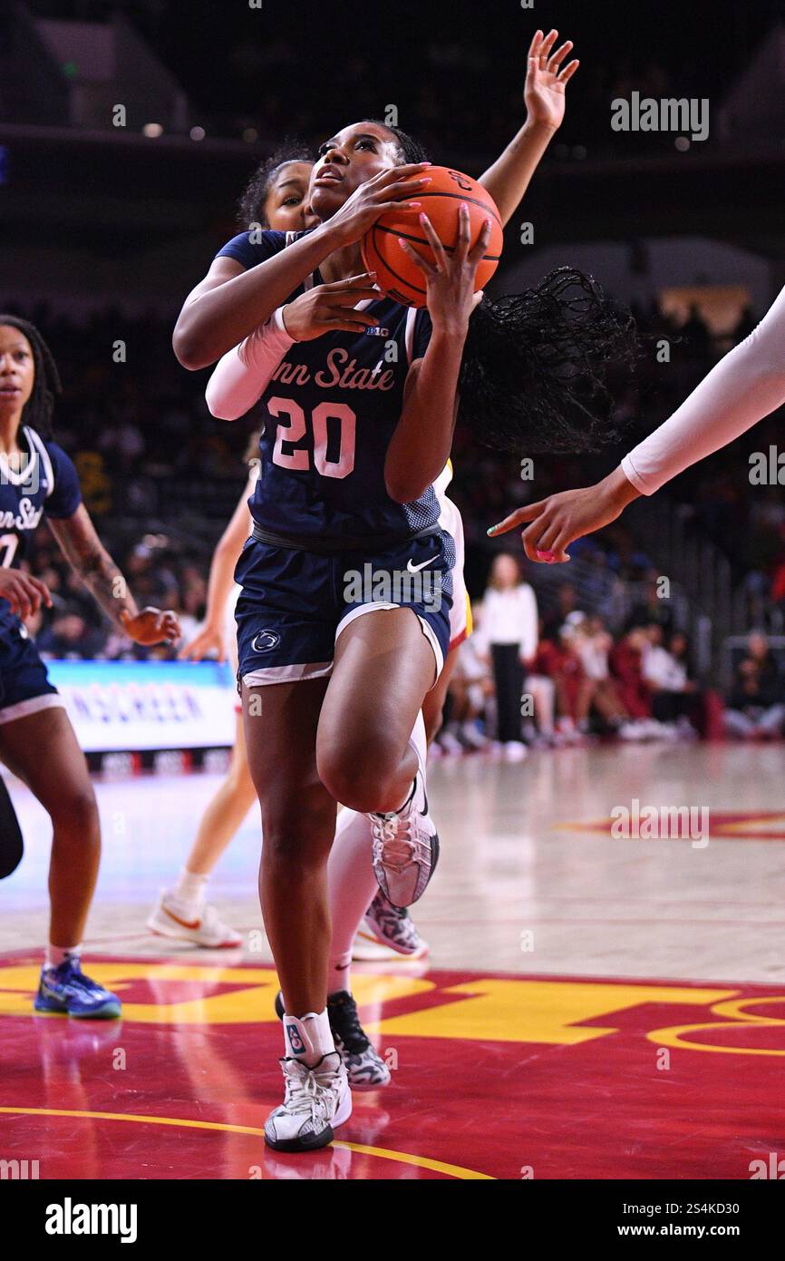 LOS ANGELES, CA - JANUARY 12: Penn State Nitty Lions guard Talayah ...