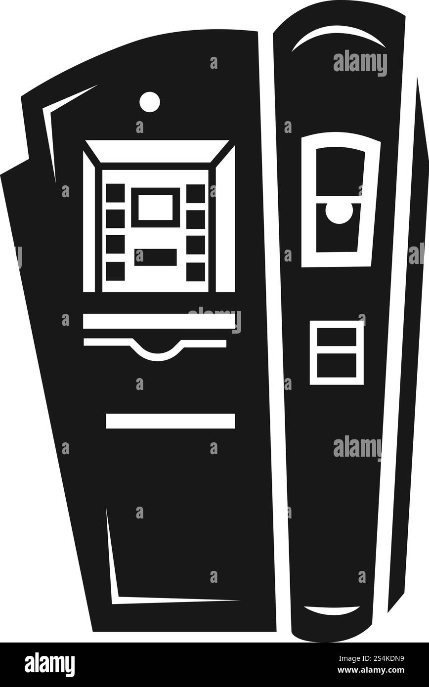 Coffee vending machine icon. Simple illustration of coffee vending ...