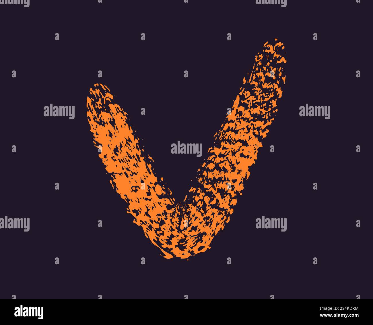 Brush strokes with a dry, textured finish. Irregular, hand-drawn lines ...