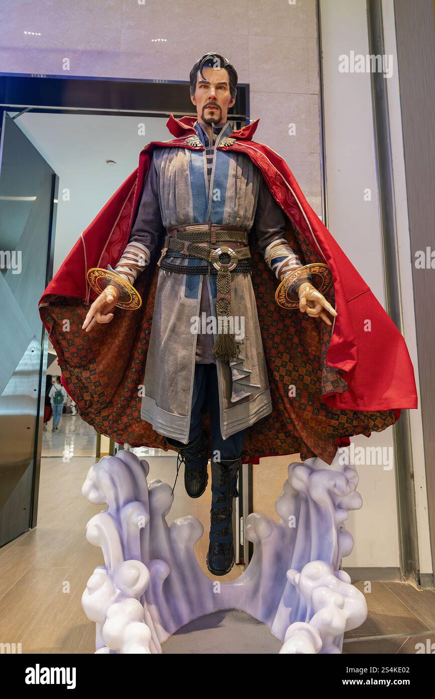 Shenzhen, China - February 06, 2019: a life-size Doctor Strange figure ...