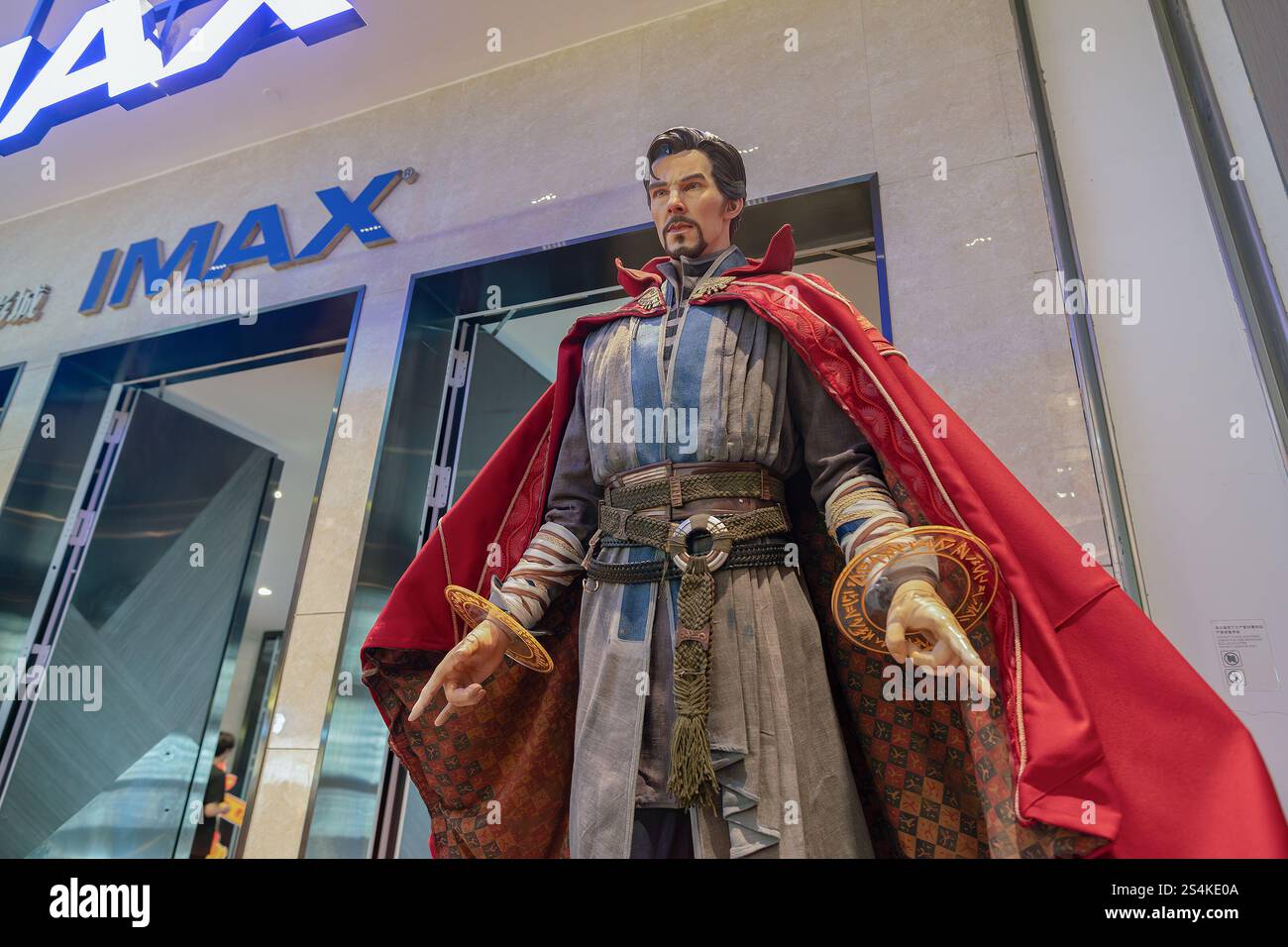 Shenzhen, China - February 06, 2019: a life-size Doctor Strange figure ...