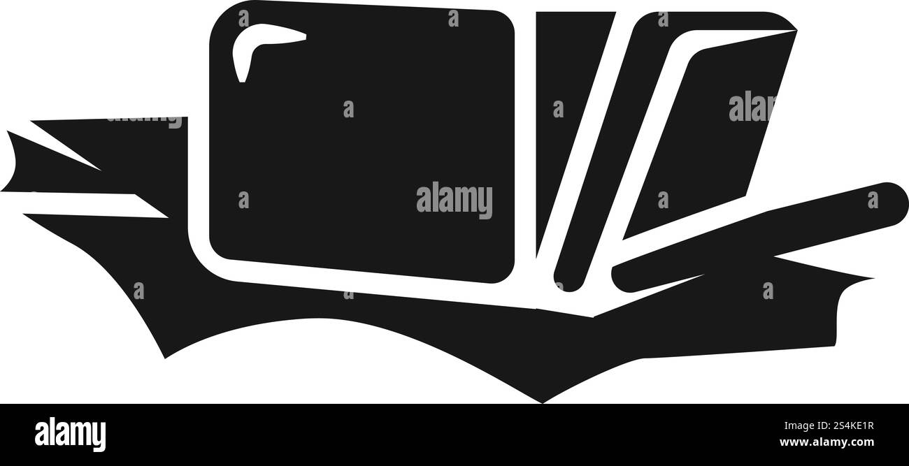 Unpacked butter icon. Simple illustration of unpacked butter vector ...