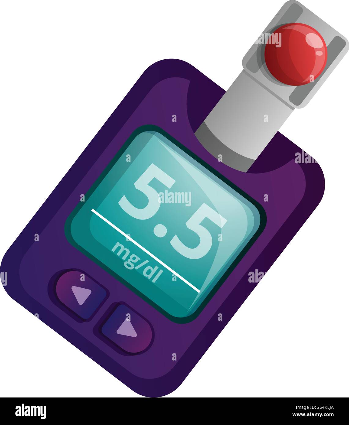Medical glucose meter icon. Cartoon of medical glucose meter vector ...