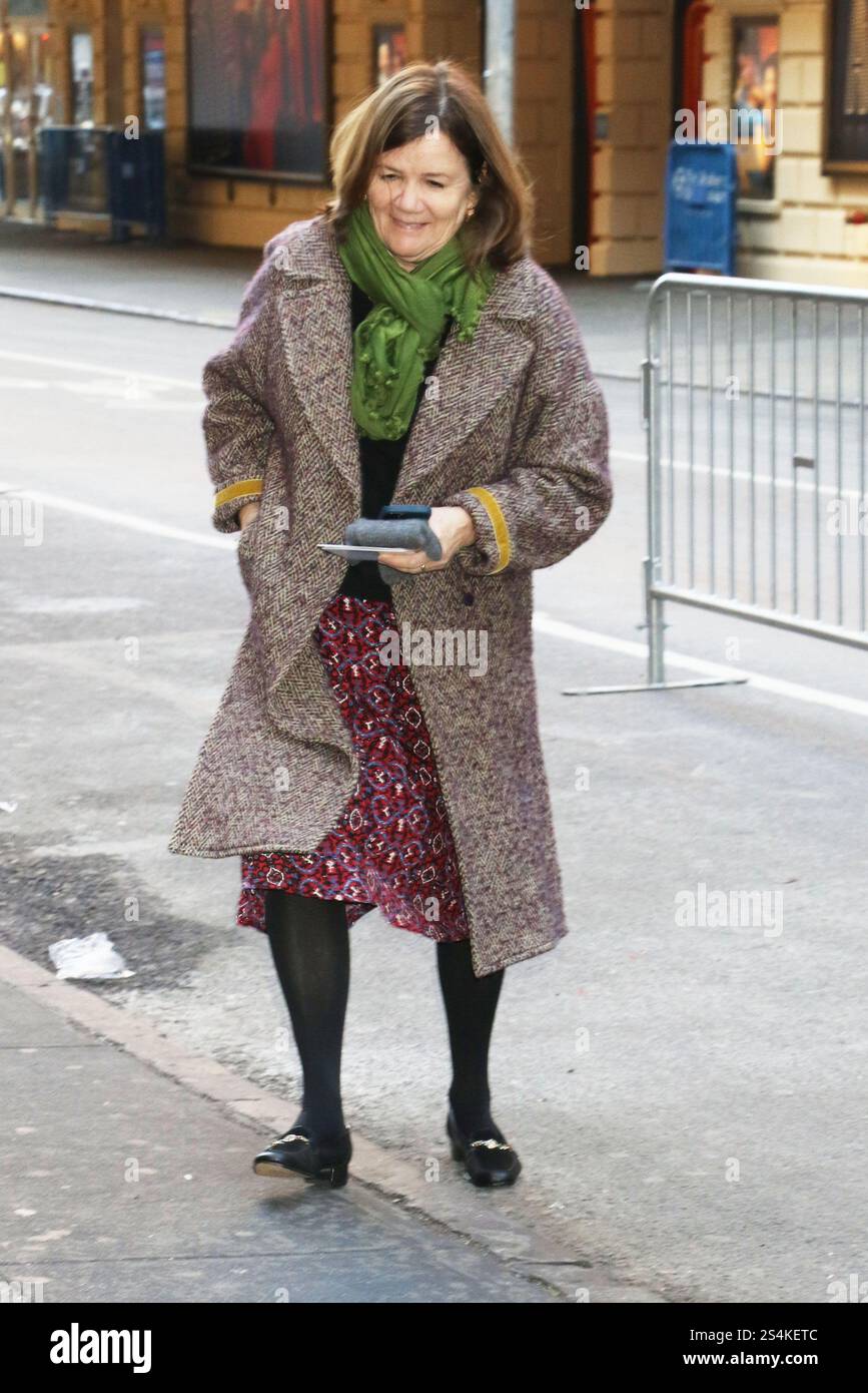 New York, NY, USA. 12th Jan, 2025. Mare Winningham seen arriving at ...