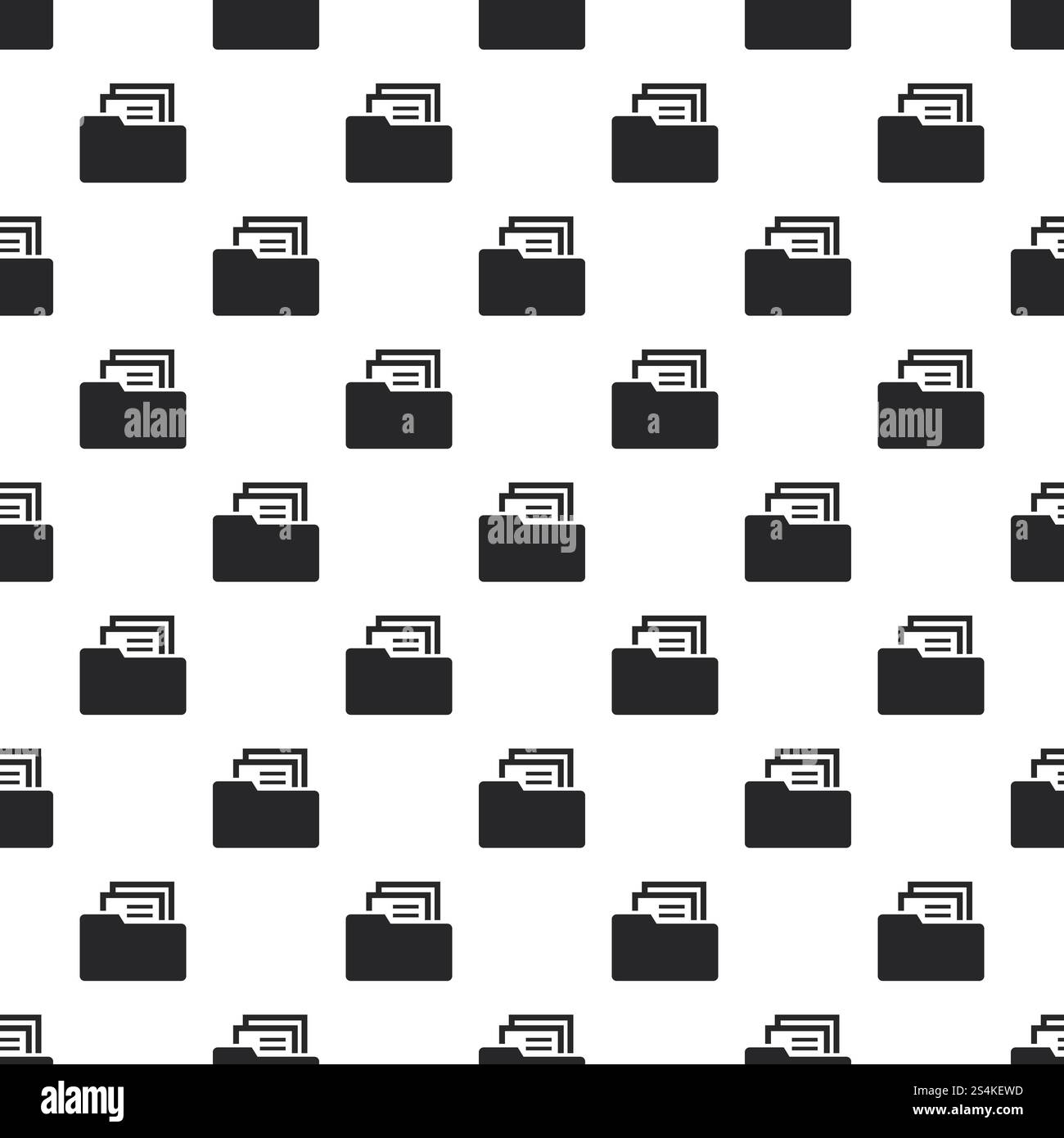 File folder pattern seamless vector repeat for any web design. File ...