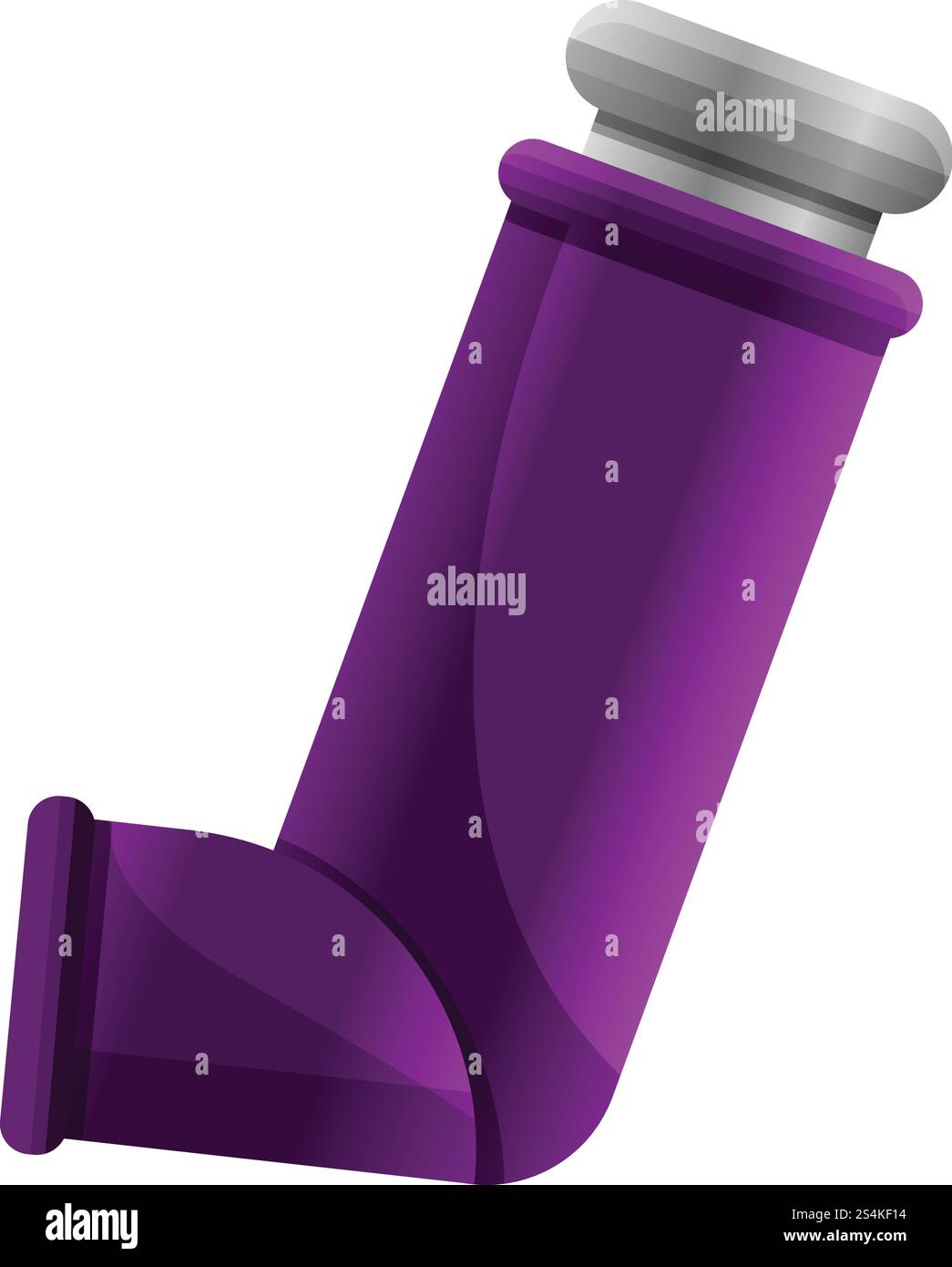 Inhaler icon. Cartoon of inhaler vector icon for web design isolated on ...