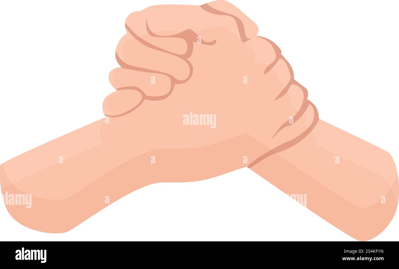 Brother handshake icon. Cartoon of brother handshake vector icon for ...