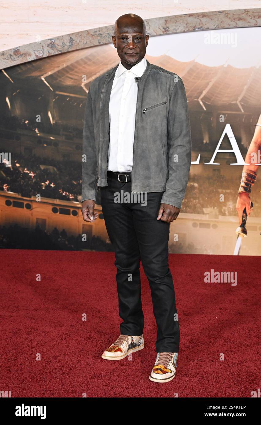 Hollywood, USA. 18th Nov, 2024. Ghanaian-British actor Peter Mensah ...