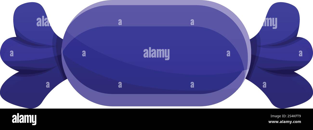 Blue bonbon icon. Cartoon of blue bonbon vector icon for web design ...