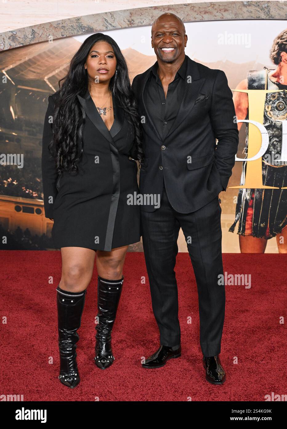 Hollywood, USA. 18th Nov, 2024. Terry Crews and daughter Tera Crews ...
