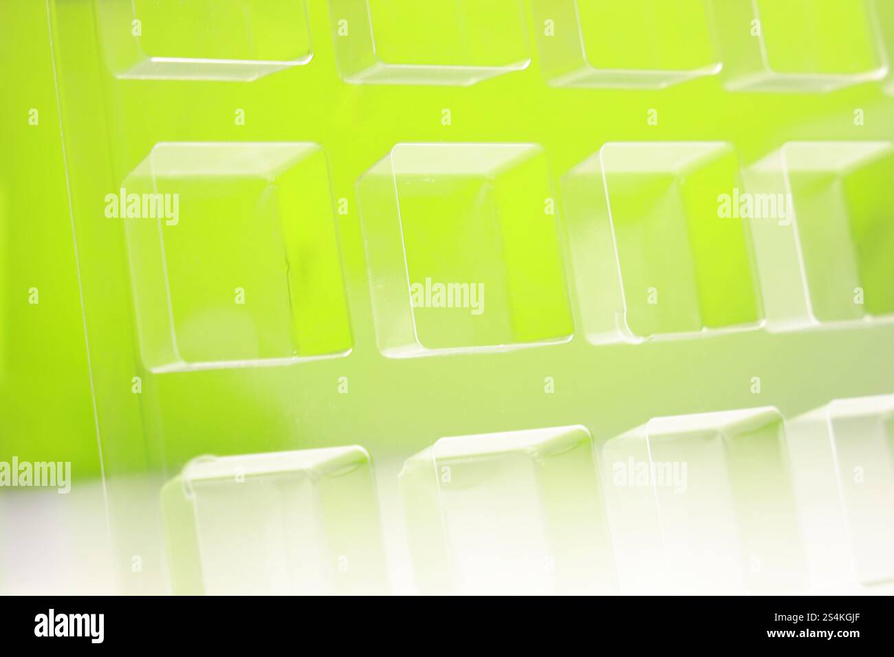 An industrial transparent square thermoforming mold made of plastic as ...