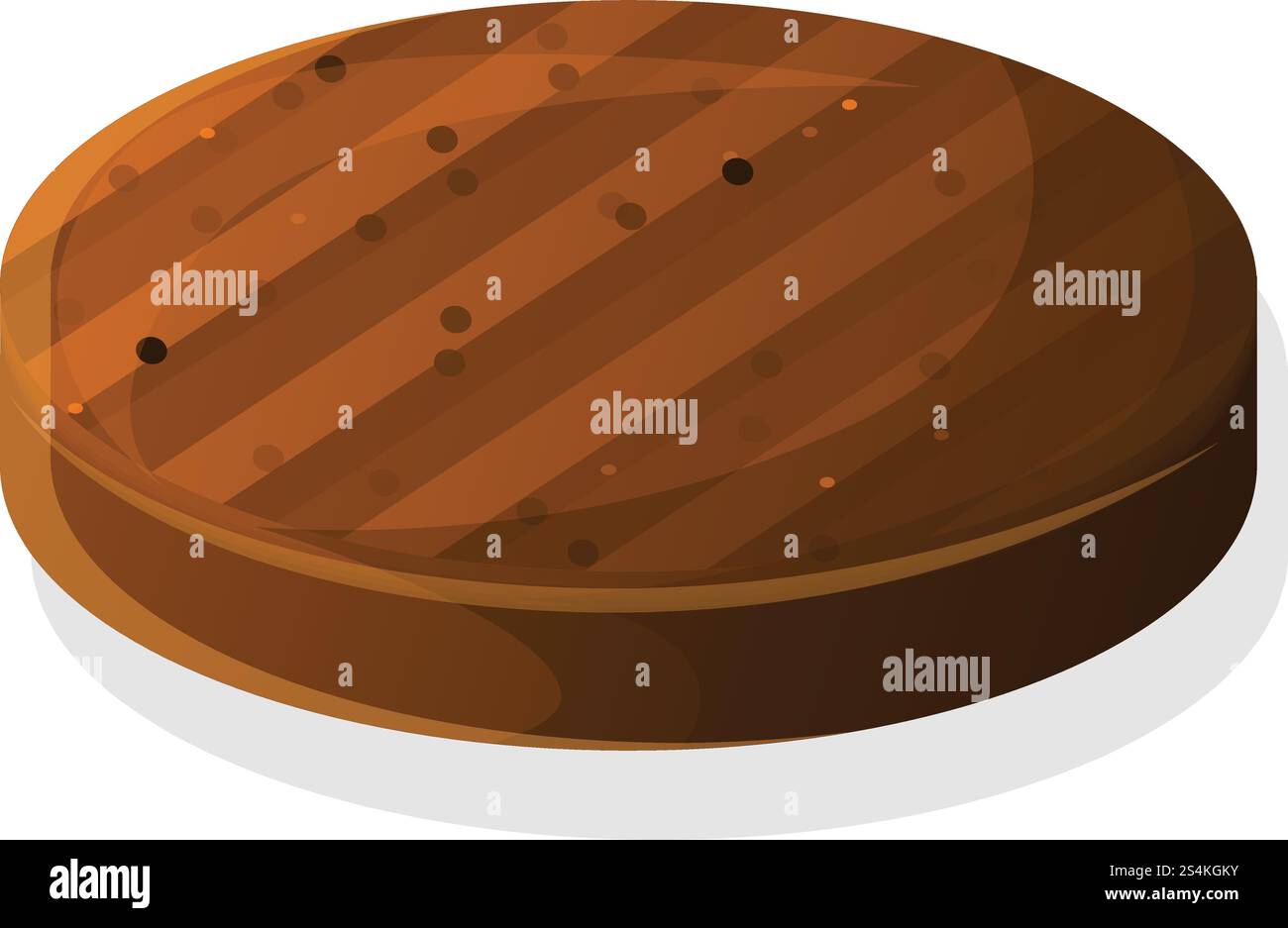 Burger cutlet icon. Cartoon of burger cutlet vector icon for web design ...