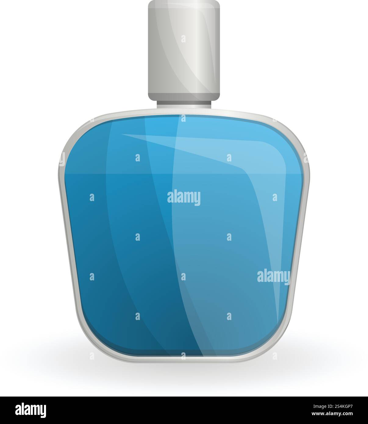 Blue marine perfume icon. Cartoon of blue marine perfume vector icon ...